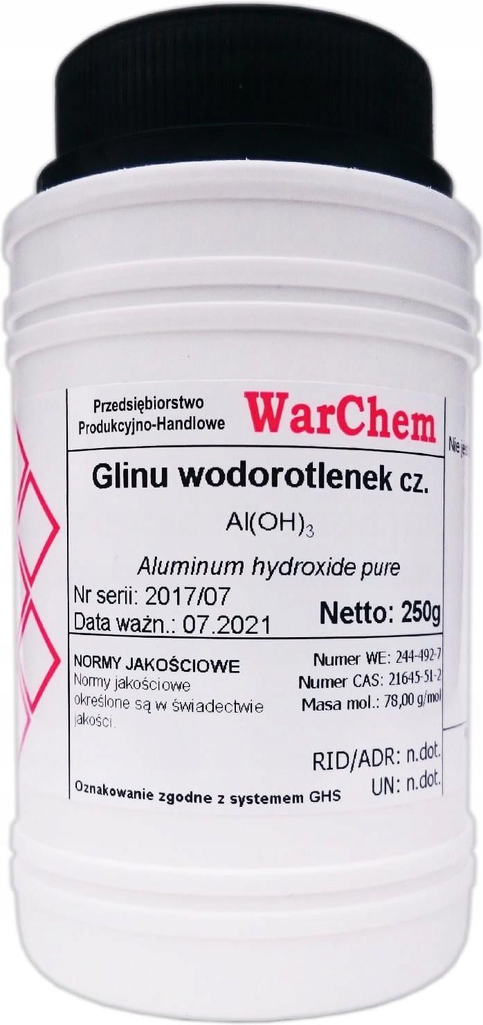 Warchem Wodorotlenek Glinu Czysty 250G - ceny i opinie - Ceneo.pl Warchem Wodorotlenek Glinu Czysty 250G - ceny i opinie - Ceneo.pl