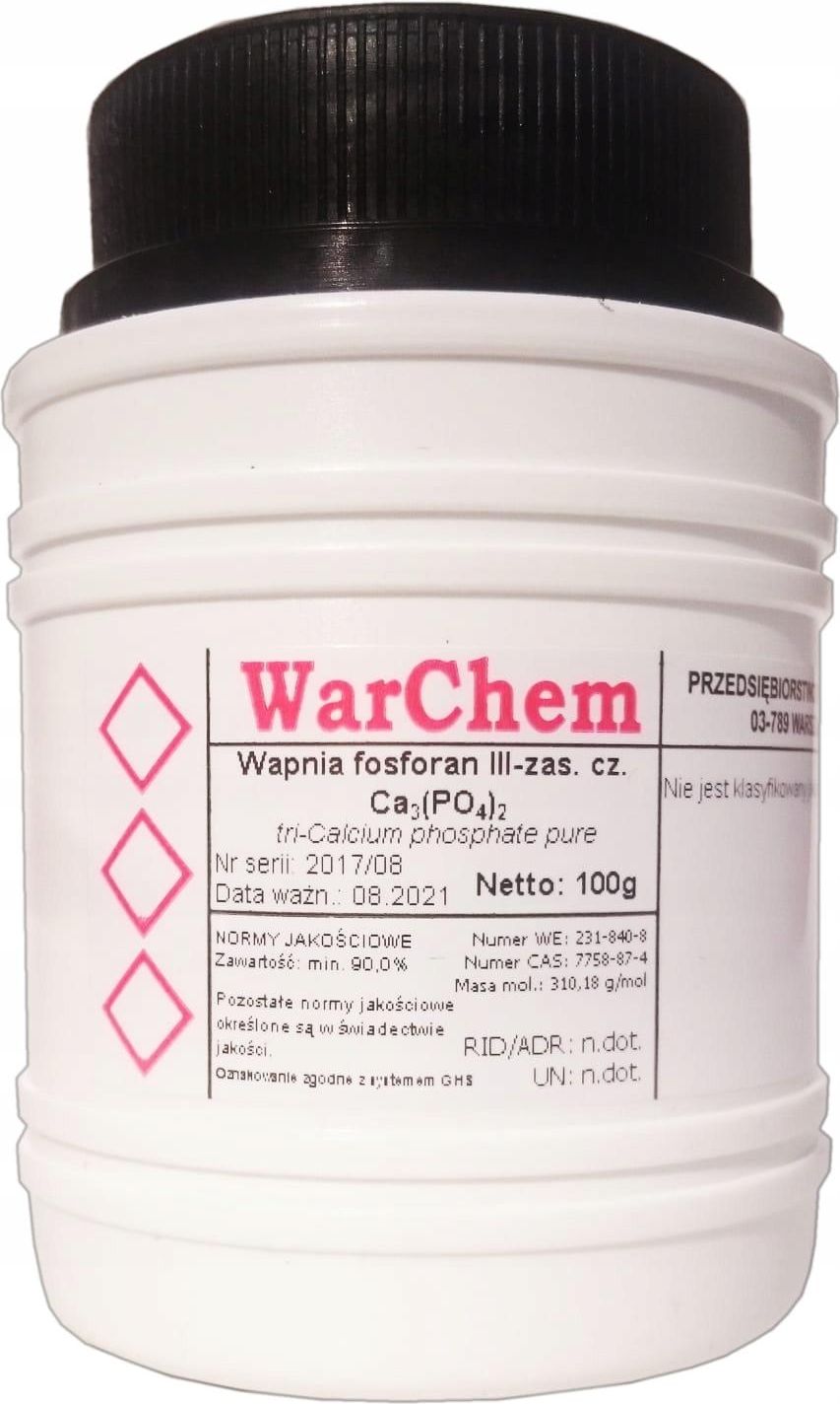 Warchem Fosforan Tri- Wapnia Bezwodny Czysty 100G - ceny i opinie ...