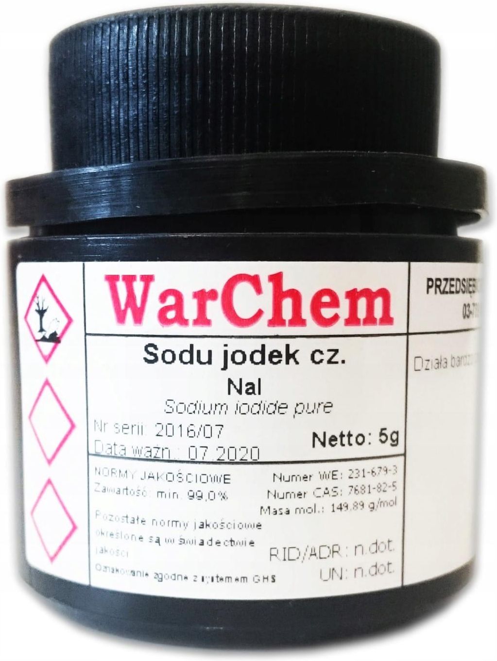 Warchem Jodek Sodu Czysty 5G - ceny i opinie - Ceneo.pl Warchem Jodek Sodu Czysty 5G - ceny i opinie - Ceneo.pl