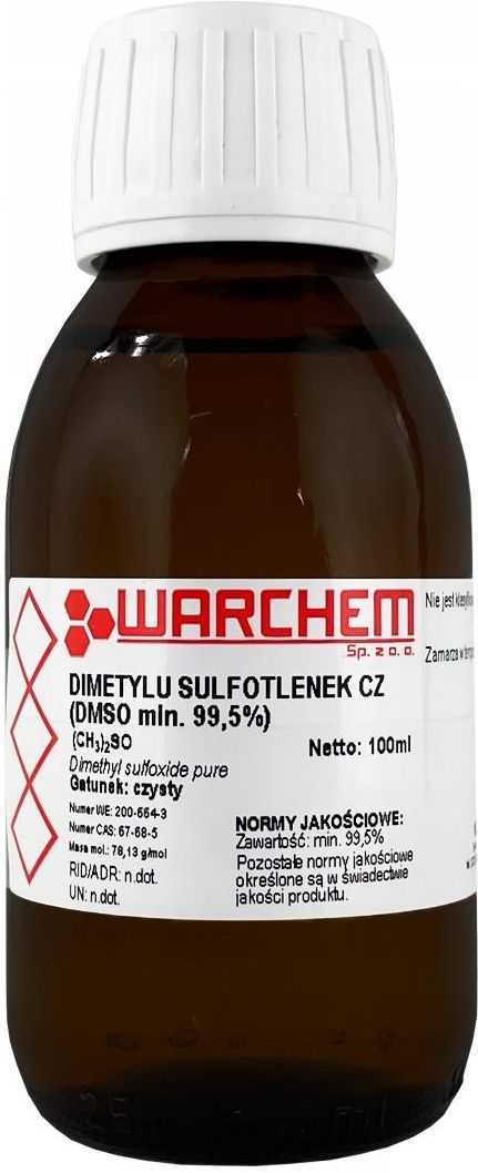 Warchem Dimetylu Sulfotlenek Dmso 99,5% Czysty 100Ml - ceny i opinie ...