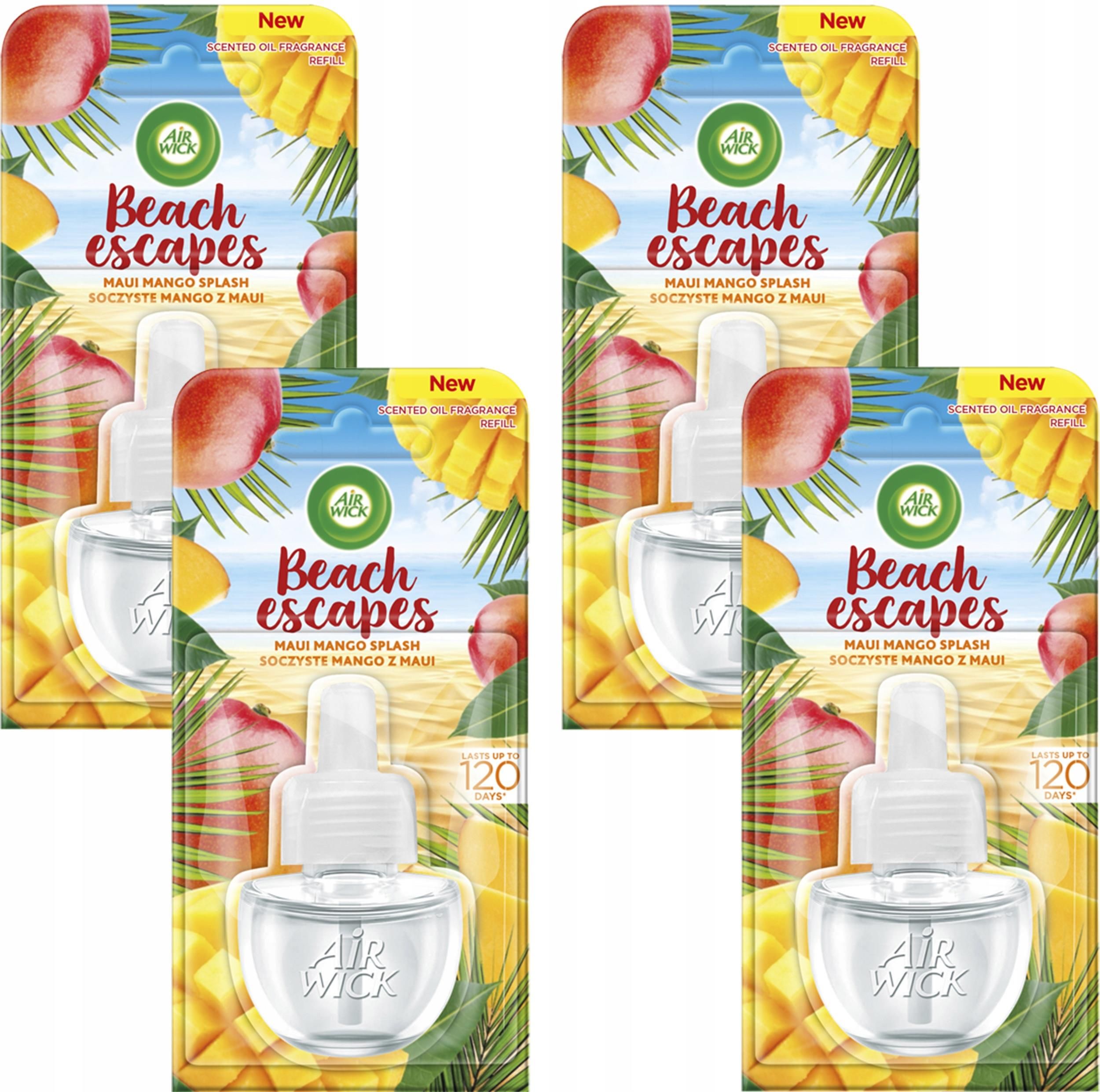 Air Wick Wkład Elektryczny Soczyste Mango 4x19ml - Opinie i atrakcyjne ...