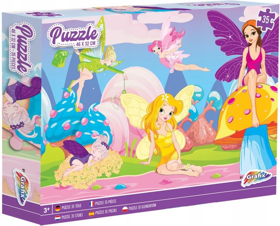 Grafix Puzzle Duże 35El. Wróżki - Ceny i opinie - Ceneo.pl
