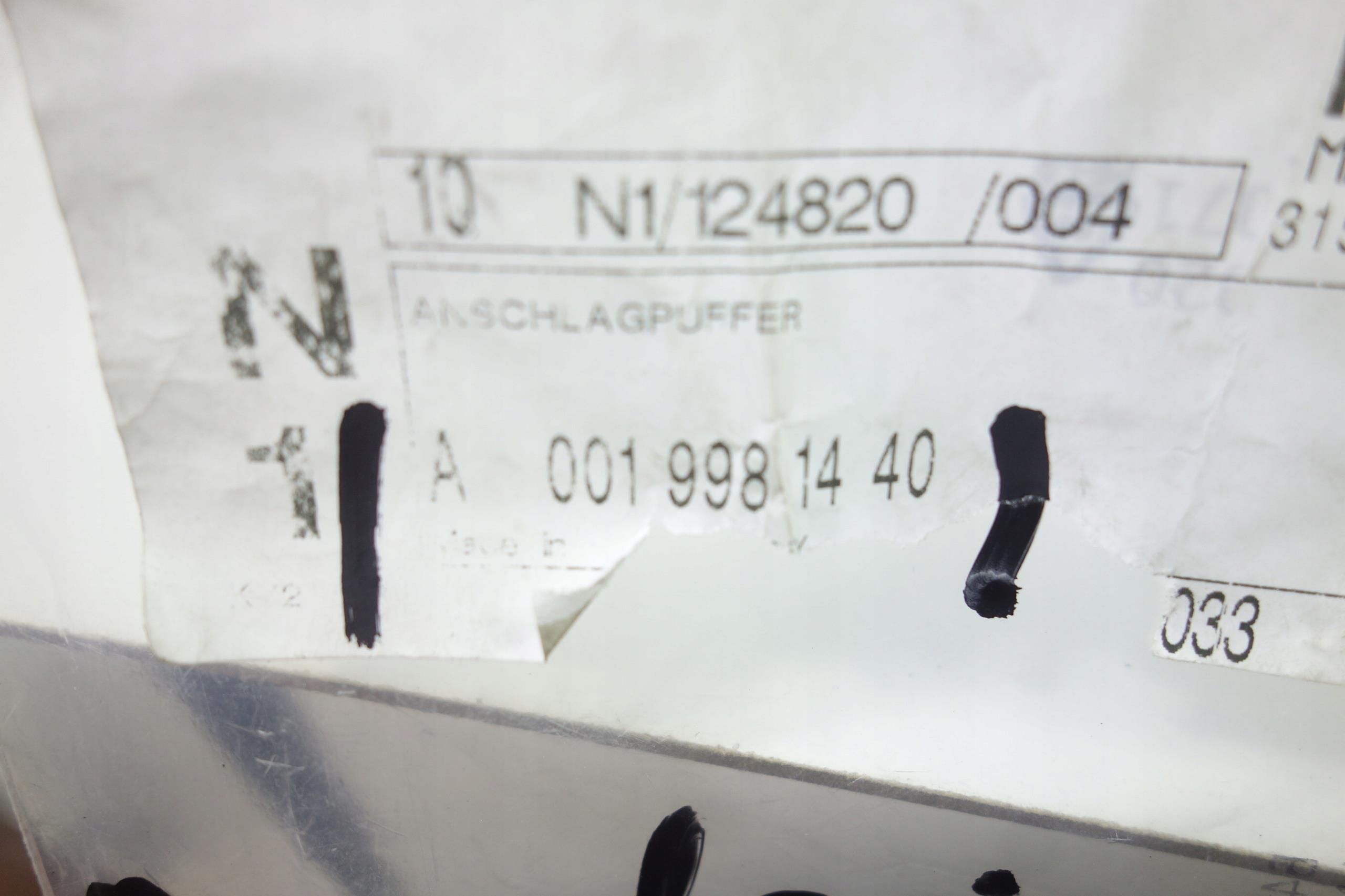 Mercedes-Benz Oe Mercedes Benz Odbój Regulacja Maski A0019981440 ...