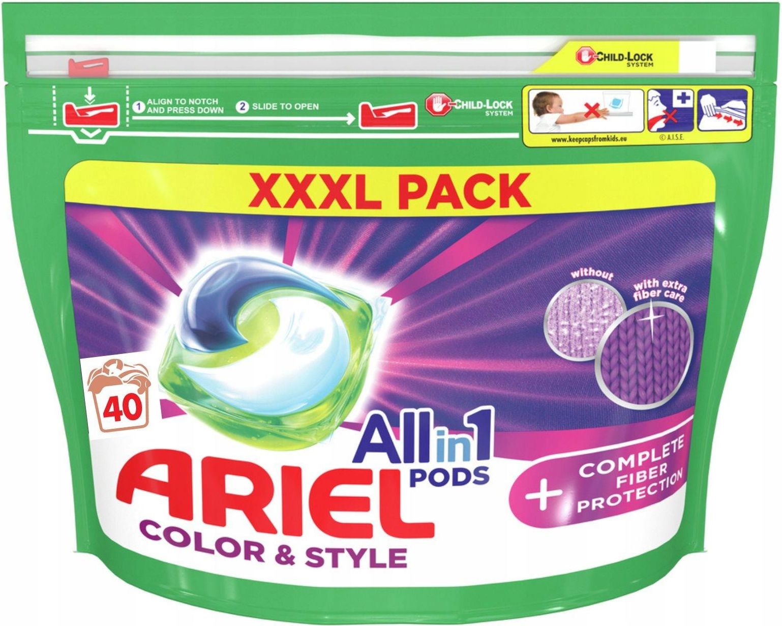 Ariel Color All in 1 Pods Kapsułki do Prania 40szt - Opinie i ...