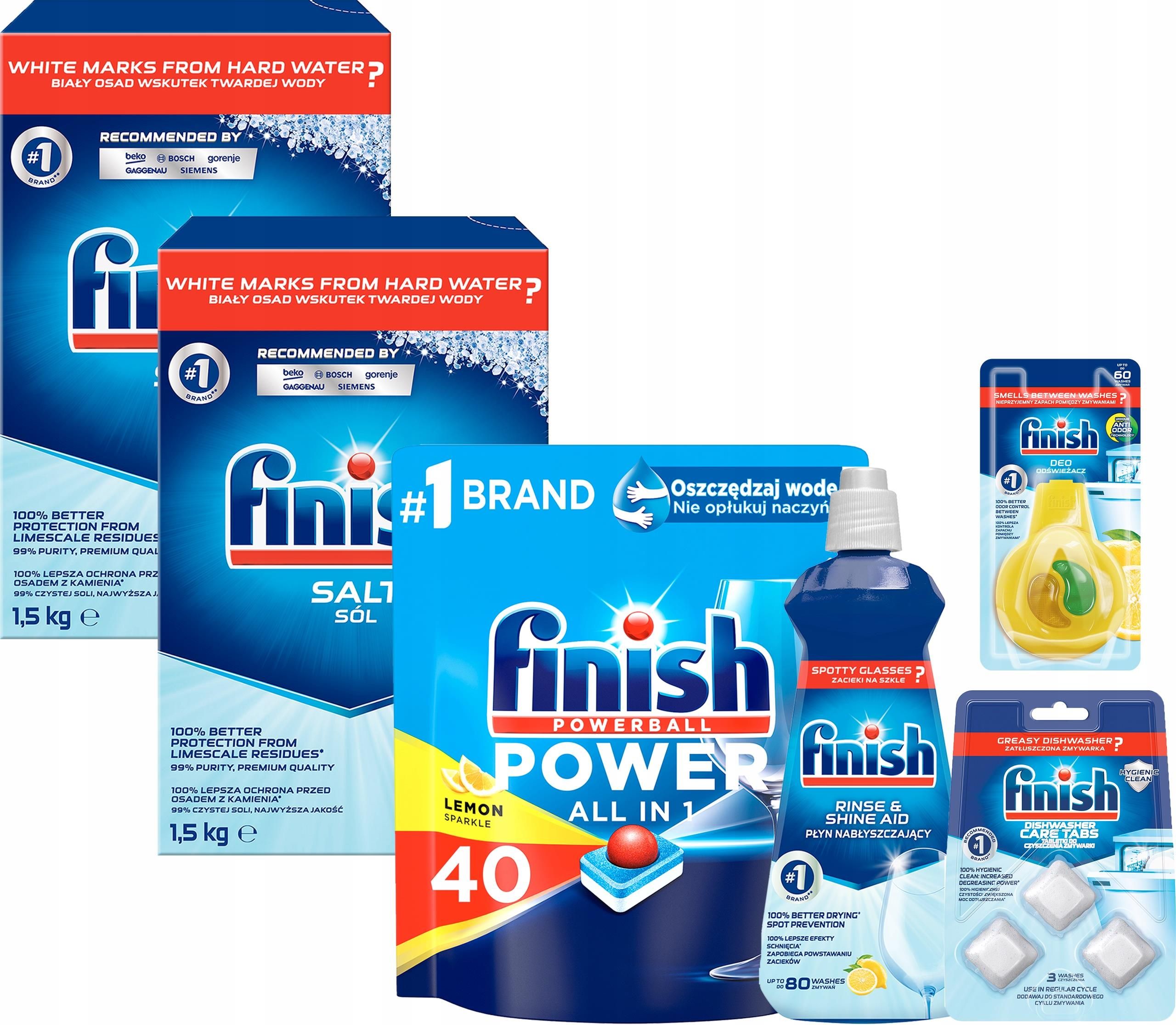 Finish Zestaw XXL Mix All in 1 Max Tabletki 40szt - Opinie i atrakcyjne ...