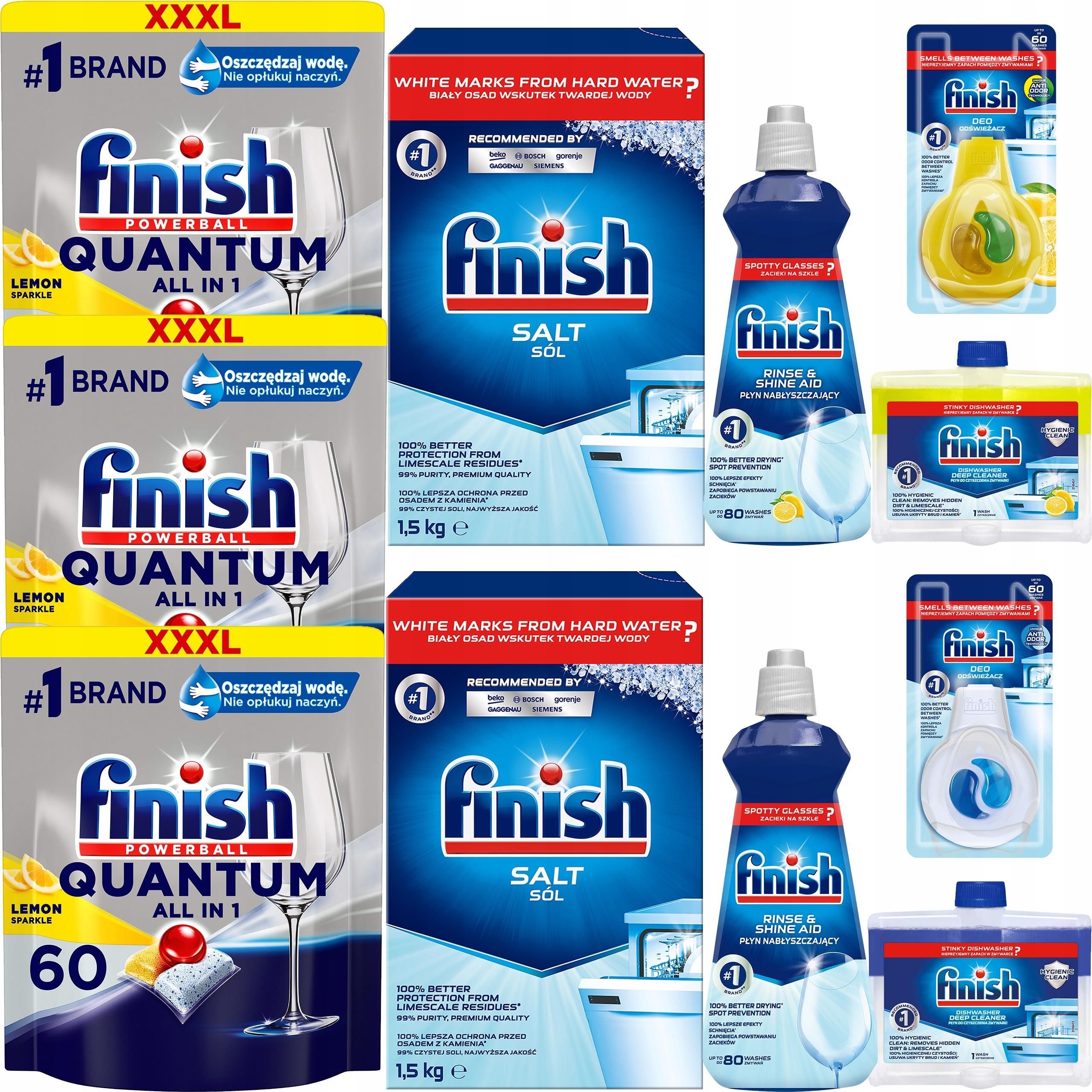 Finish XXXL Zestaw Quantum Tabletki Lemon 180szt. - Ceny i opinie ...