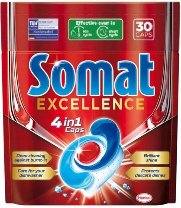 Somat tabletki do zmywarek Excellence 4W1 30szt - Opinie i atrakcyjne ...