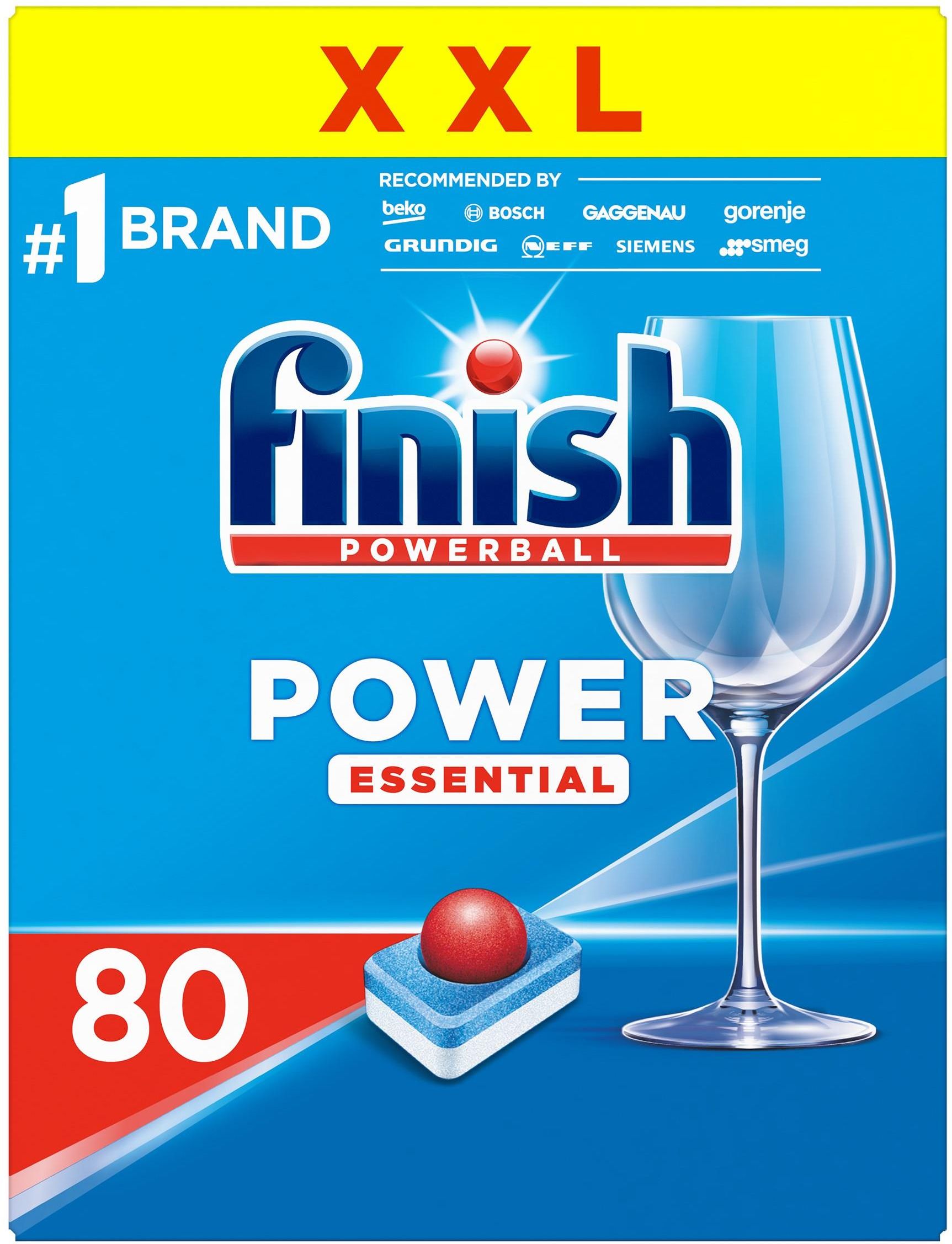 Finish Tabletki Power Essential 2x80 fresh - Ceny i opinie - Ceneo.pl