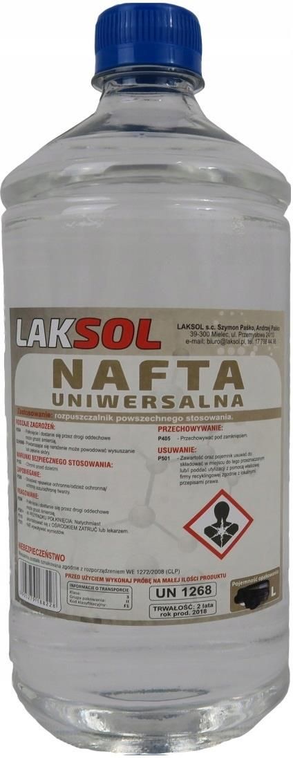 Laksol Nafta Oświetleniowa Antykorozyjna 1L - Opinie i ceny na Ceneo.pl