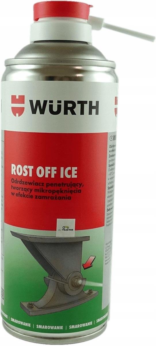 Wurth Rost Off Ice Odrdzewiacz Zamrażający 400Ml - Opinie i ceny na ...