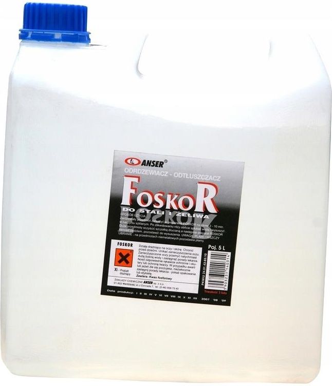 Anser Fosol Foskor Odrdzewiacz Do Stali I Żeliwa 5L - Opinie i ceny na ...