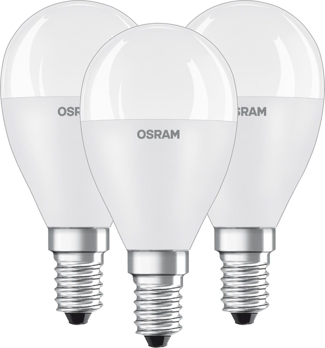 Osram 3X Żarówka Led Kulka E14 P45 7W = 60W 2700K (OSRVALU7713MAŁAKULKACIEPŁABARWA) - Opinie i ...