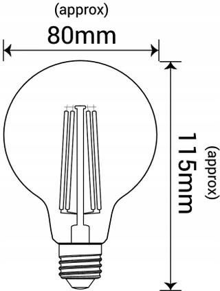 Inq Żarówka Led Retro Edison G80 E27 230V 4W Gold (EDG010GOLD) - Opinie ...
