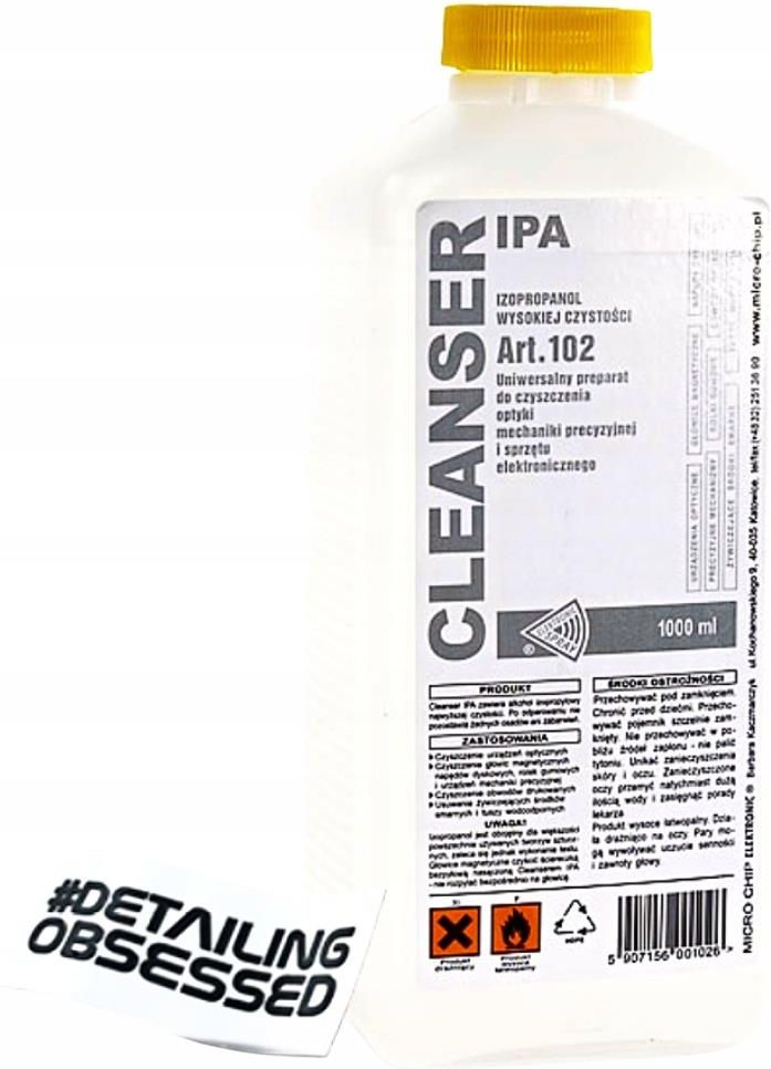 Ipa Alkohol Izopropylowy 1L - Opinie i ceny na Ceneo.pl