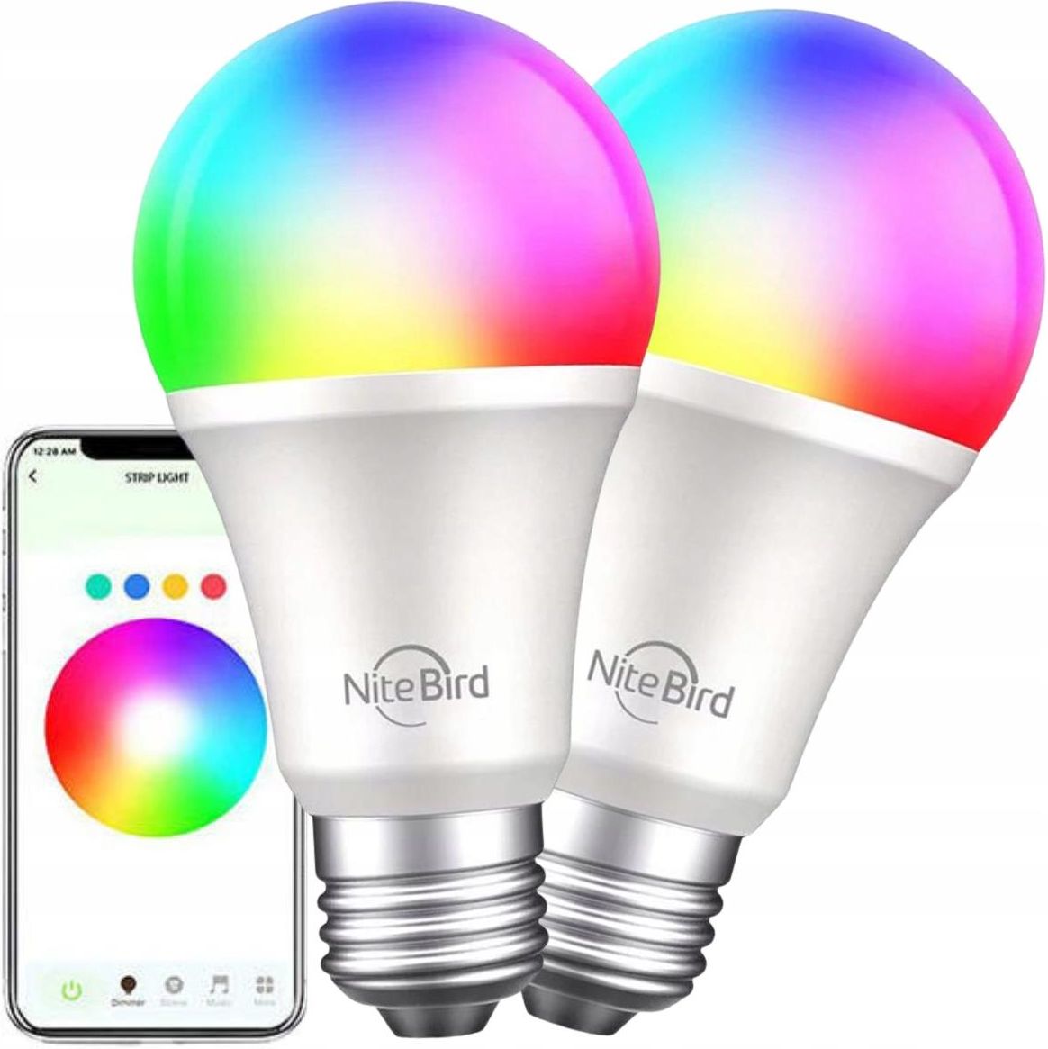 System domotyki Gosund Żarówka Led Rgb Smart Nite Bird Tuya 2Szt ...