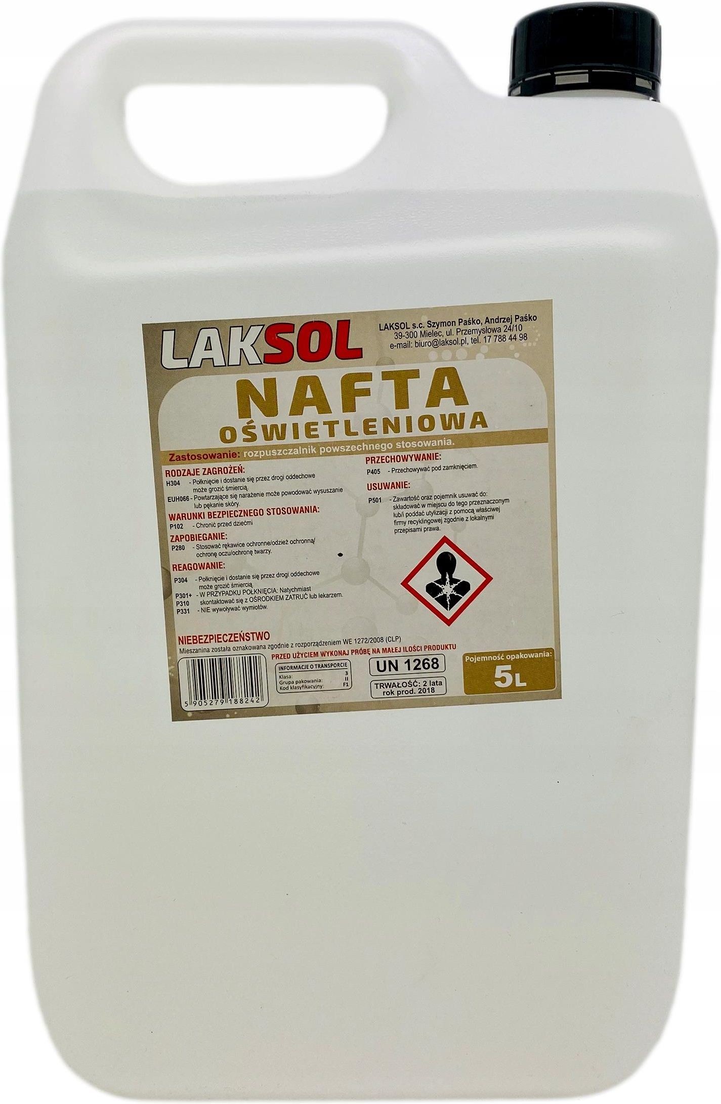 Laksol Nafta Oświetleniowa Antykorozyjna 5L - Opinie i ceny na Ceneo.pl