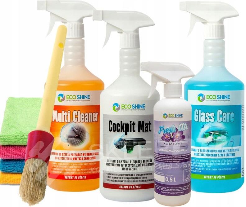 Ecoshine Zestaw Do Wnętrza Auta Zapach Kwiatowy - Opinie i ceny na Ceneo.pl