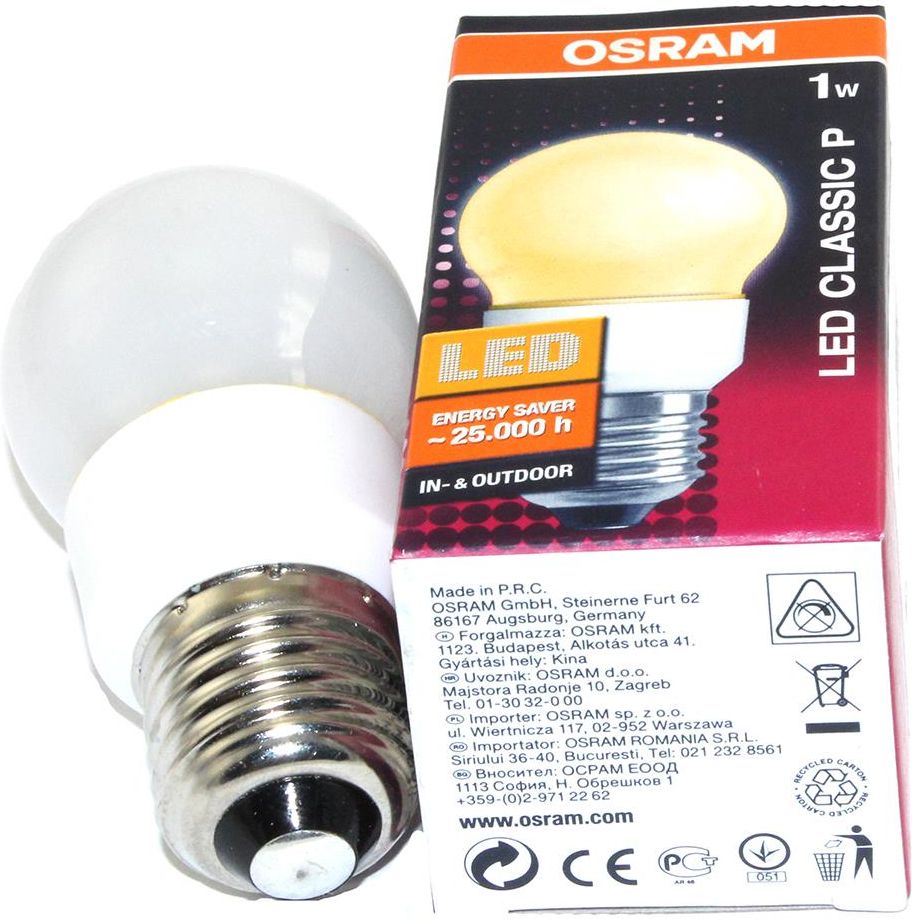 Osram Żarówka Led 1W=25W E27 Żółta 80093 (10774) - Opinie i atrakcyjne ...