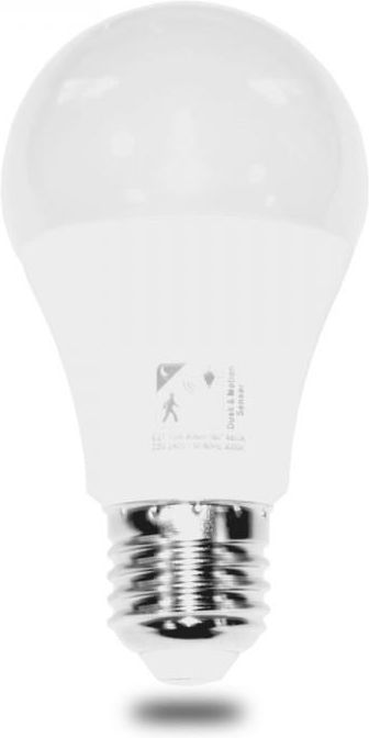 Inq Żarówka Led Z Czujnikiem Ruchu I Zmierzchu E27 10W (INQELASM010NW ...