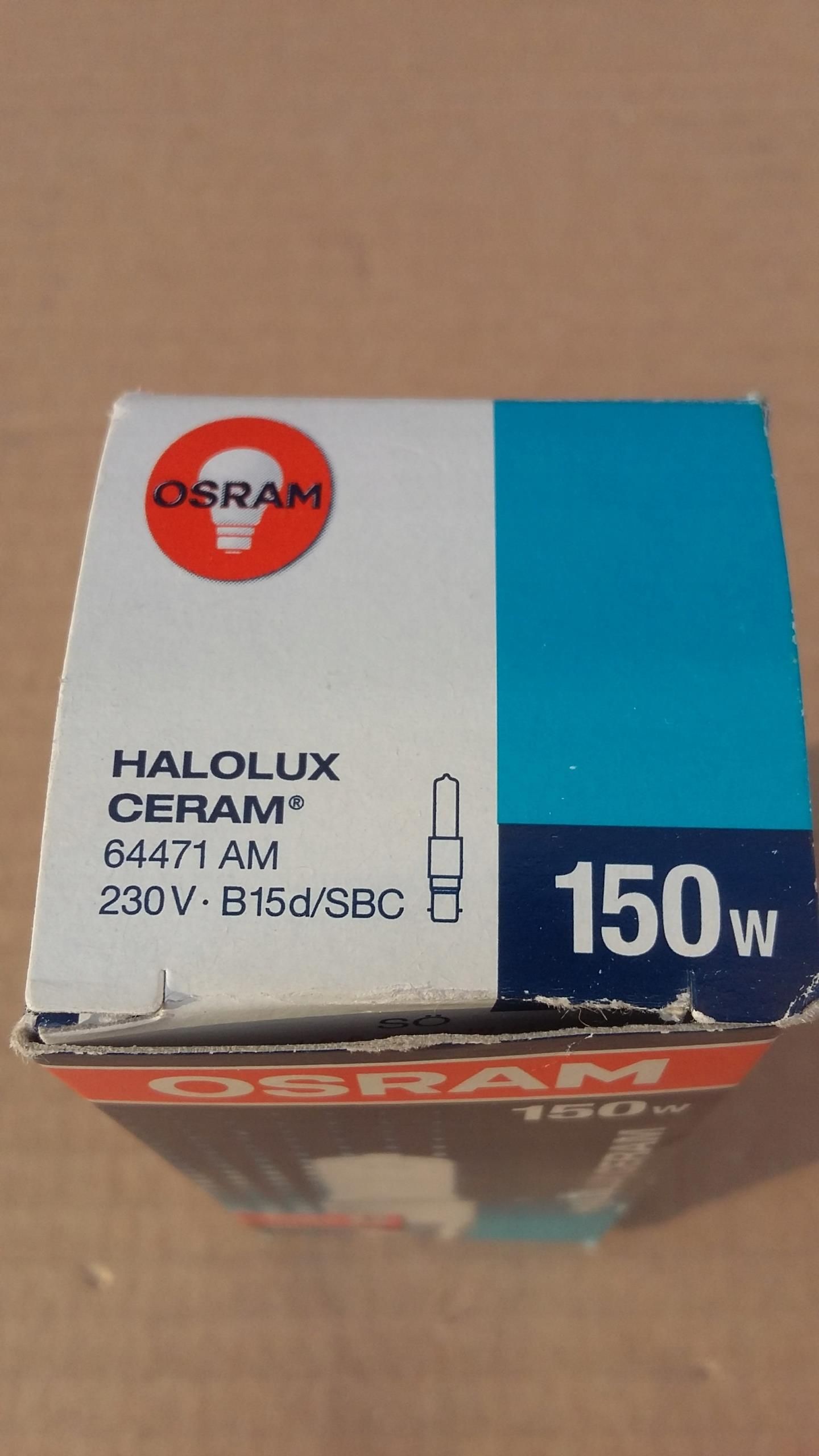 Osram Żarówka Halolux Ceram 150W B15D 230V (64471AM) - Opinie i ...