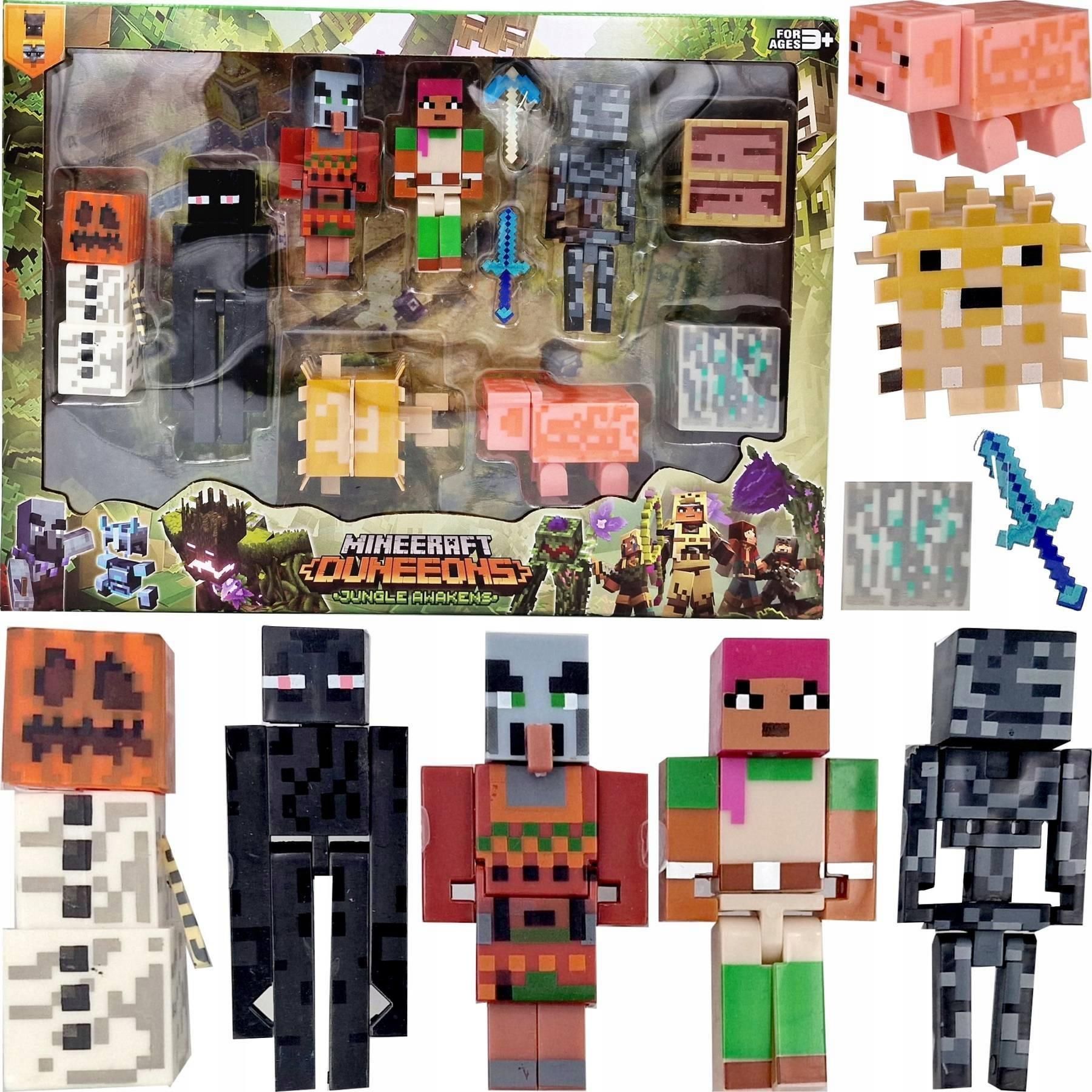 Toys Minecraft Duży Zestaw 7 Figurek+ Figurki Akcesoria - Ceny i opinie ...