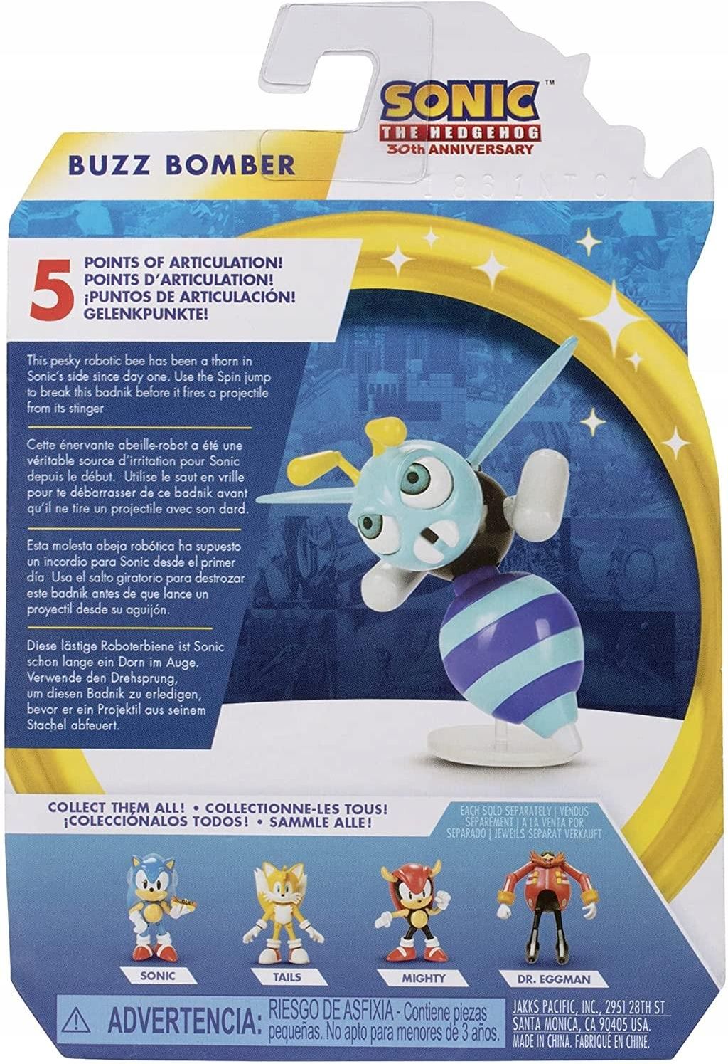 Jakks Pacific Figurka Buzz Bomber Sonic: Szybki Jak Błyskawica - Ceny i ...