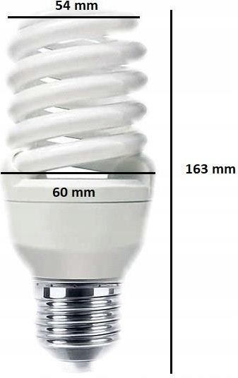 Bellight Żarówka Clf Spirala 30W=150W E27 4000K 1950Lm (43426813 ...