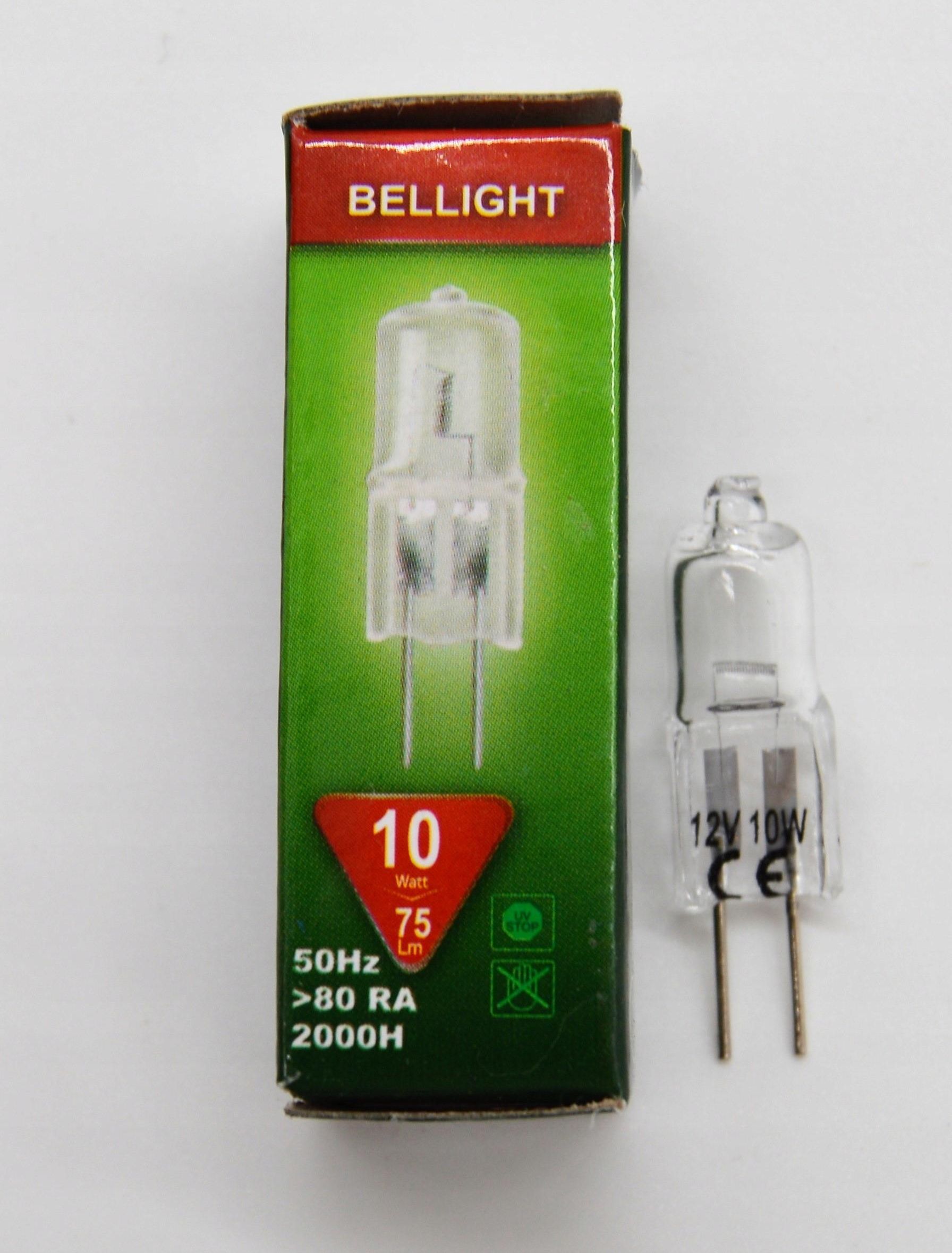 Bellight 10X Sztuk Żarówka Żarnik Halogenowa Jc G4 12V 10W (23065550 ...