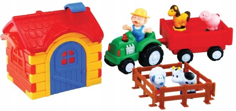 One Two Fun Zabawka Figurki Farma Zwięrząt Traktor Onetwofun - Ceny i ...