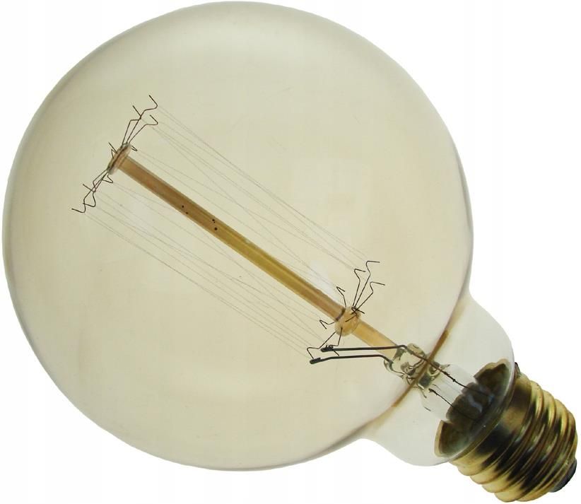 Brolux Żarówka Dekoracyjna Filament G95 E27 60W Edison (10179) - Opinie ...
