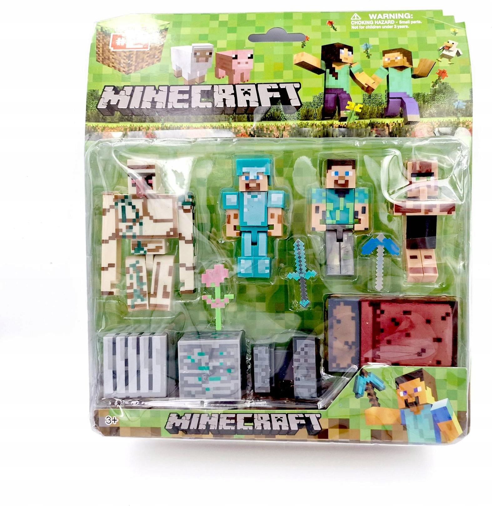Toys Zestaw 11W1 Figurki Minecraft Golem Steve Dodatki - Ceny i opinie ...