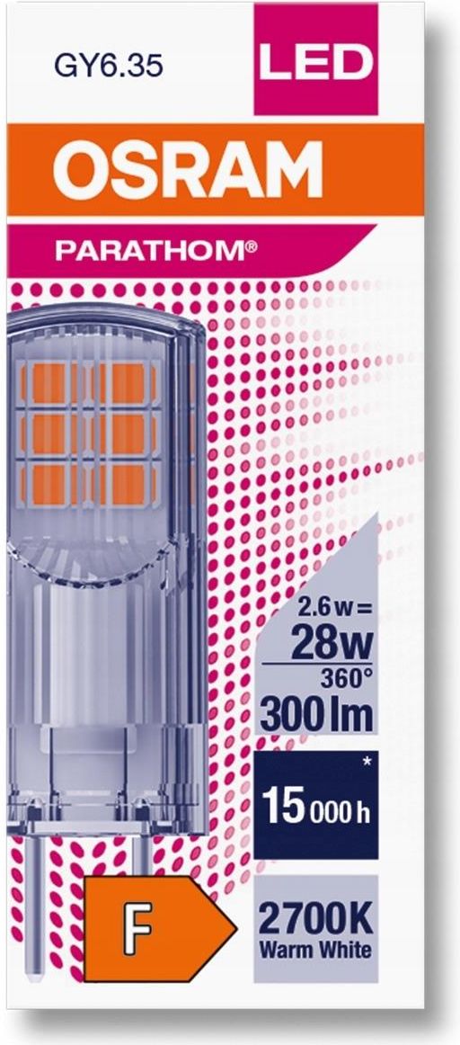 Osram Żarówka Led Gy6.35 Kapsułka 2,6W 2700K 12V (OSRAMCIEPŁABARWAPIN12VACDC) - Opinie i ...