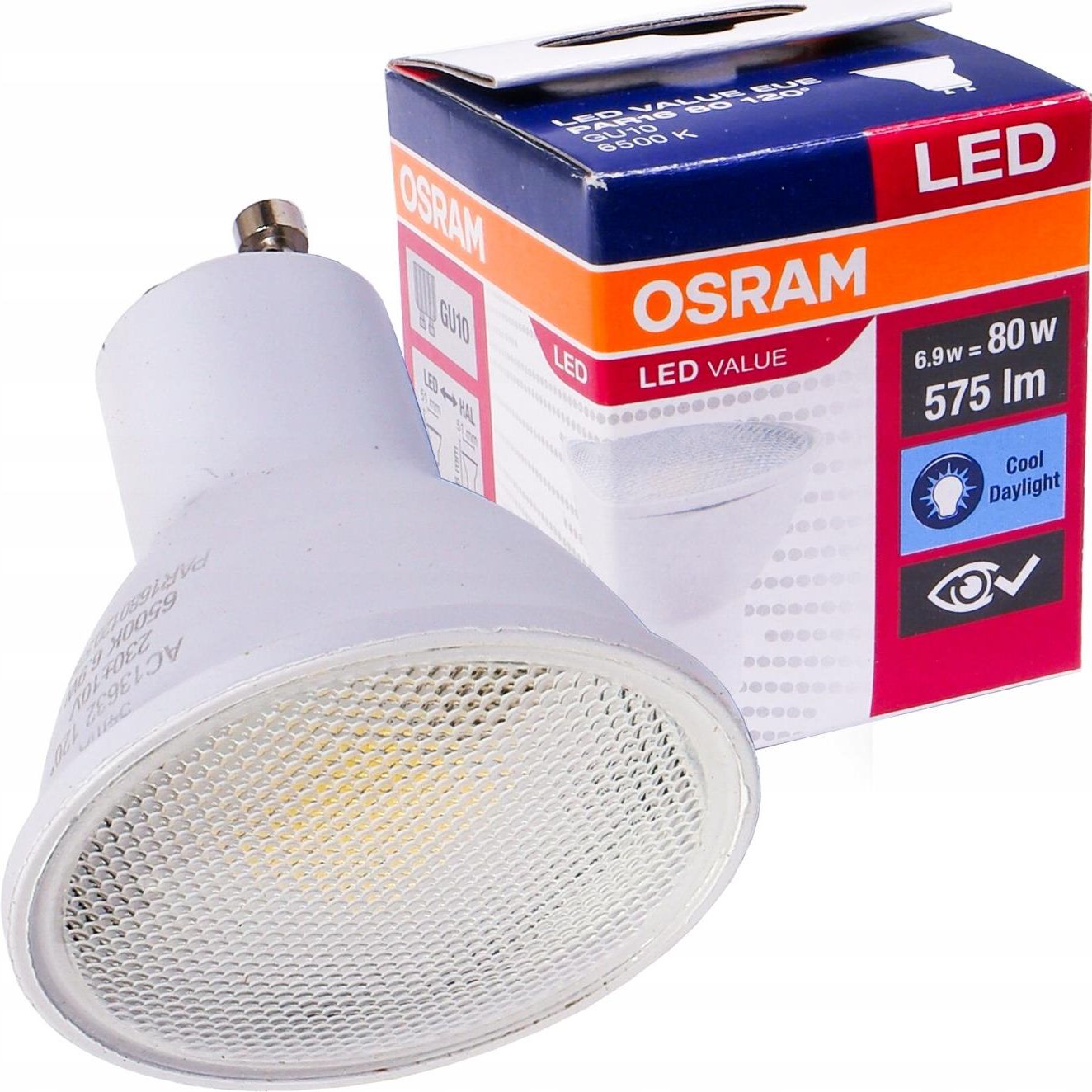 Osram Żarówka Led 6 5w Gu10 80w Zimna 575lm 6500k 4058075198913