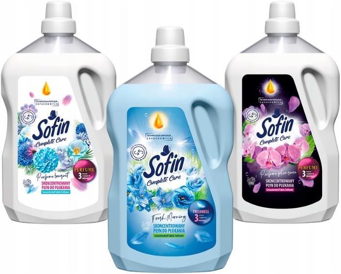 Sofin Płyn do Płukania Zestaw Mix 3x2,5L - Opinie i atrakcyjne ceny na ...