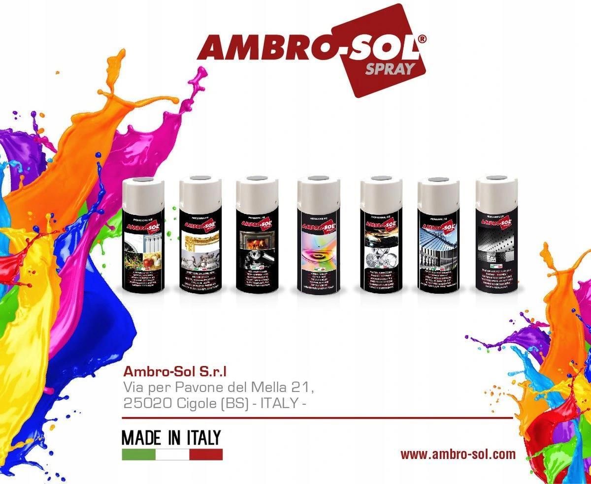 Ambro-Sol Lakier Spray Biały Ral 9010 Matowy Ambrosol 1233 - Opinie i ...