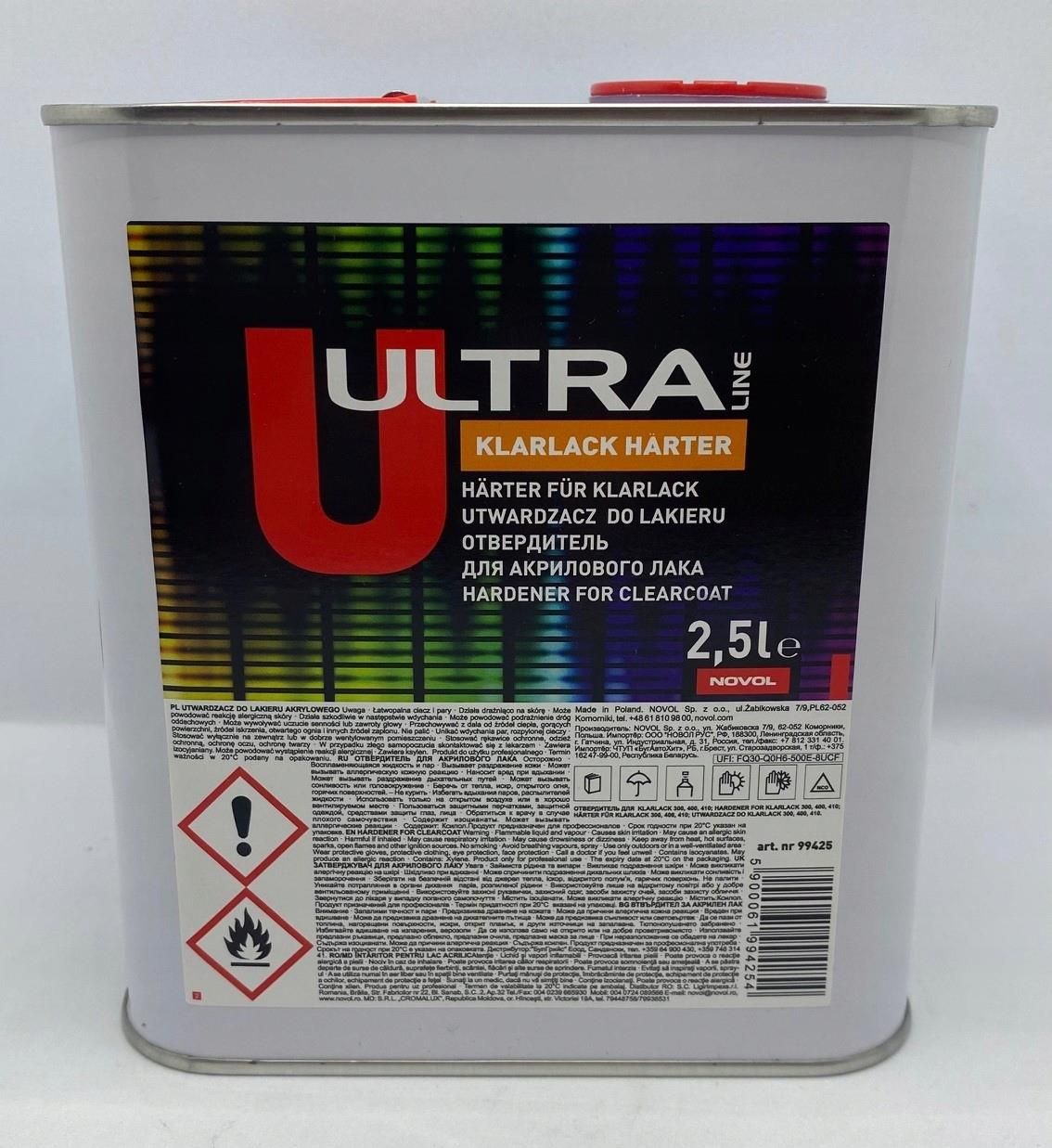 Novol Novol-Ultra Klarlack Harter 2,50L - Opinie i ceny na Ceneo.pl