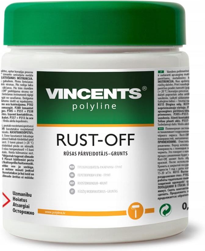 Vincents Polyline Rust-Off Konwerter Rdzy 0,25L - Opinie i ceny na Ceneo.pl