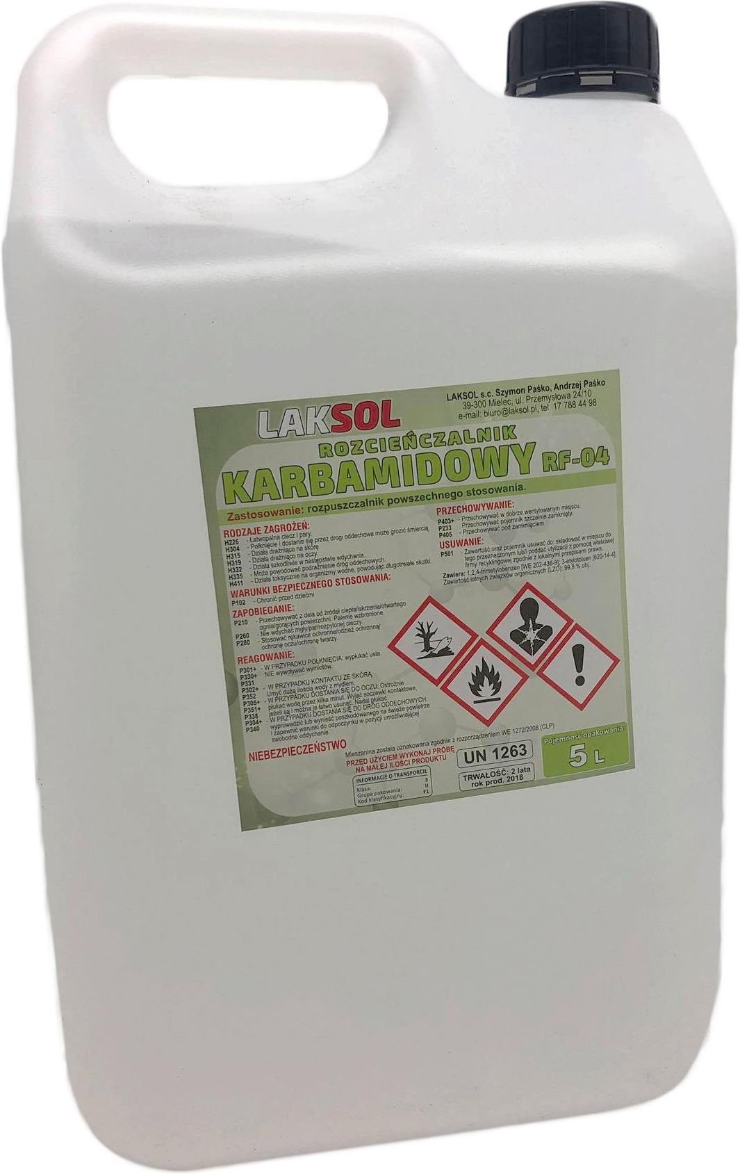 Laksol Rozcieńczalnik Karbamidowy Rf-04 5L - Opinie i ceny na Ceneo.pl