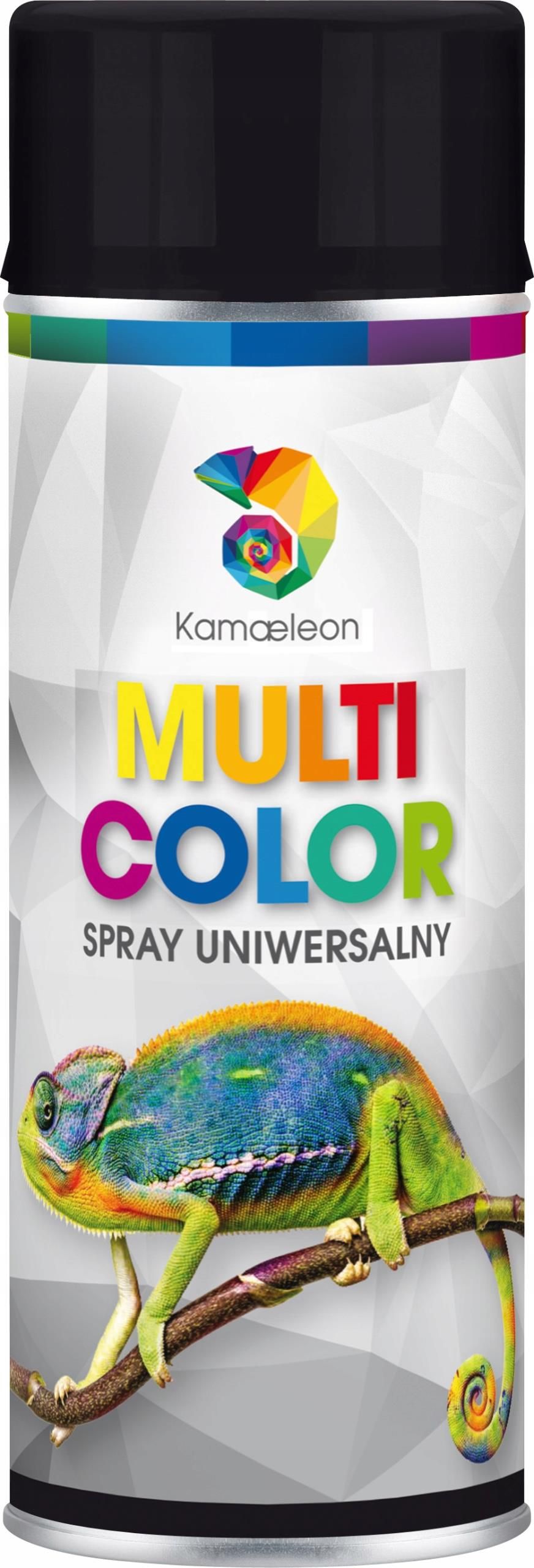 Kameleon Spray Farba Lakier 400Ml Czarny Połysk 9005 K4 - Opinie i ceny na Ceneo.pl