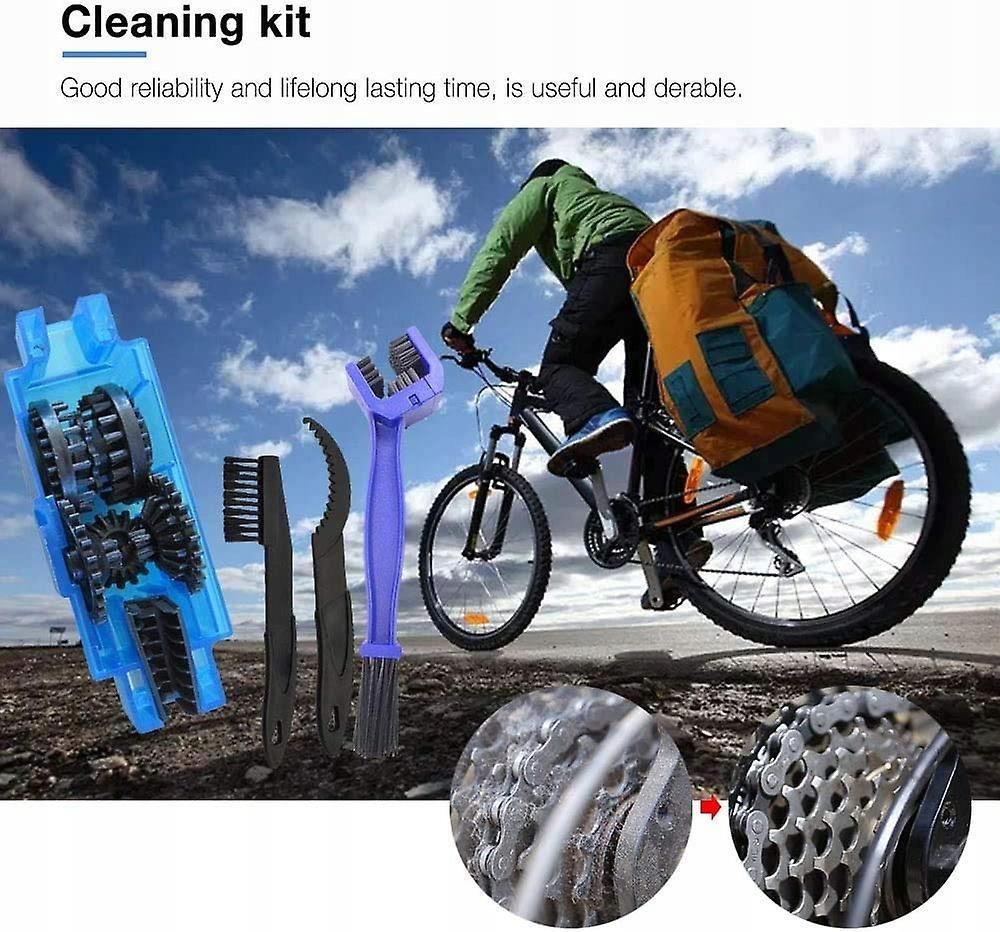 Bike Cleaning Tool Set, Bicycle Clean Brush Kit G06608772445076 ...