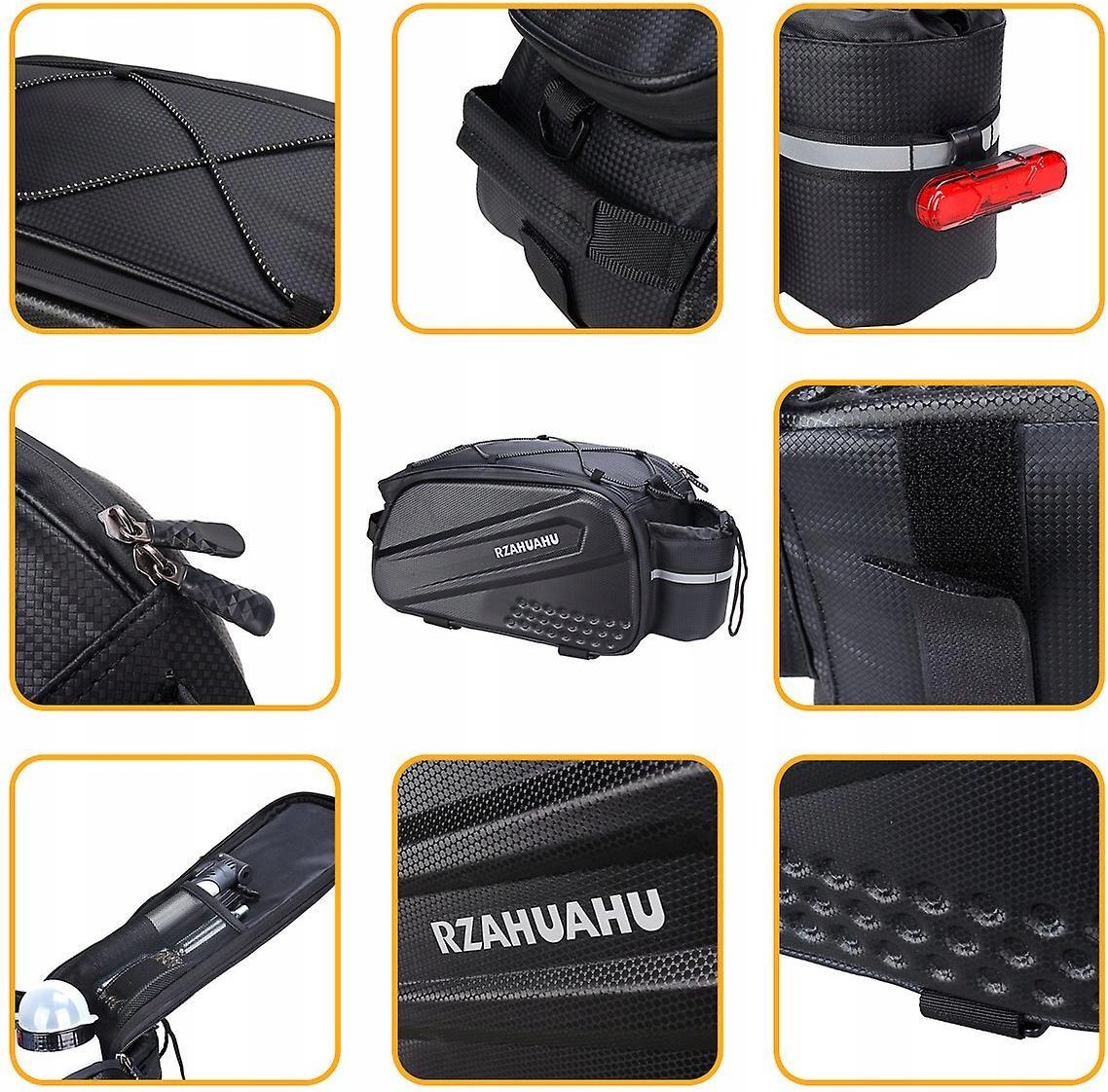 Rzahuahu 12L Bicycle Bike Waterproof Eva Rear Rack G06649443622455 ...