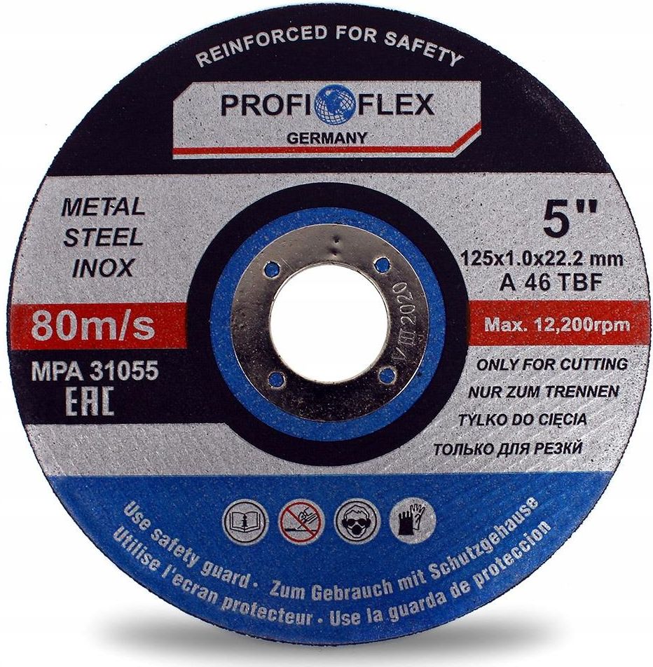Tarcza tnąca Profi-Flex Tarcza Do Cięcia Metalu Stali Inox 125x1 Profiflex PF10185 - Opinie i ...