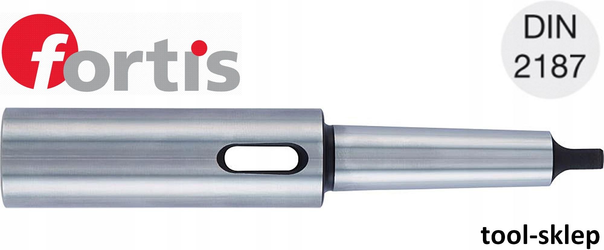 Akcesoria do narzędzi ręcznych Fortis Tuleja Przedłużająca 1/1 -Do Stożka Morse'A - Opinie i ...
