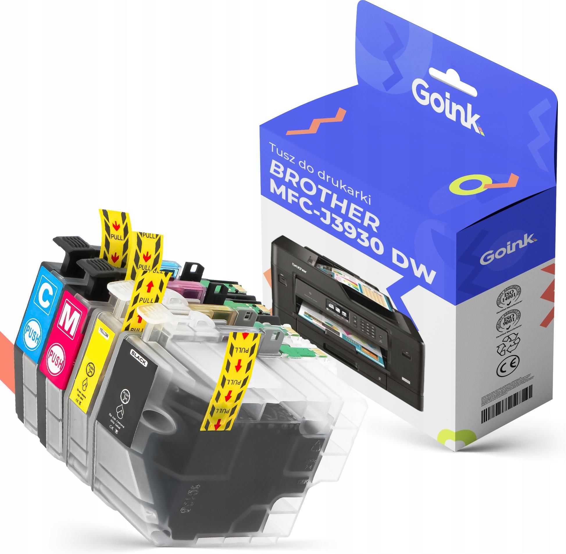 Tusz 4x Tusz do Brother MFC-J3930 Dw Cmyk LC3619 do drukarki - Opinie i ...