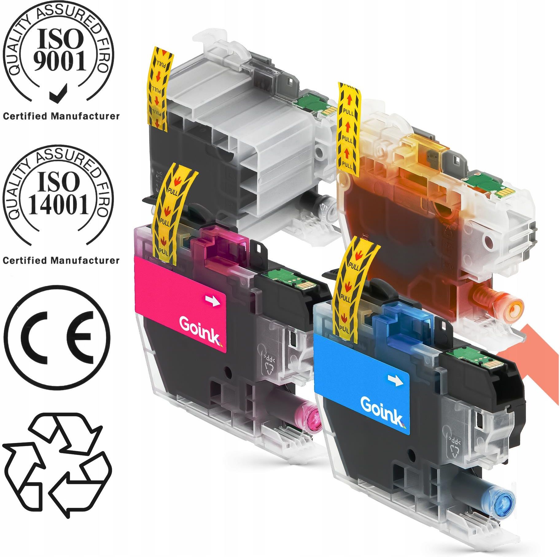 Tusz 4x Tusz do Brother MFC-J3930 Dw Cmyk LC3619 do drukarki - Opinie i ...