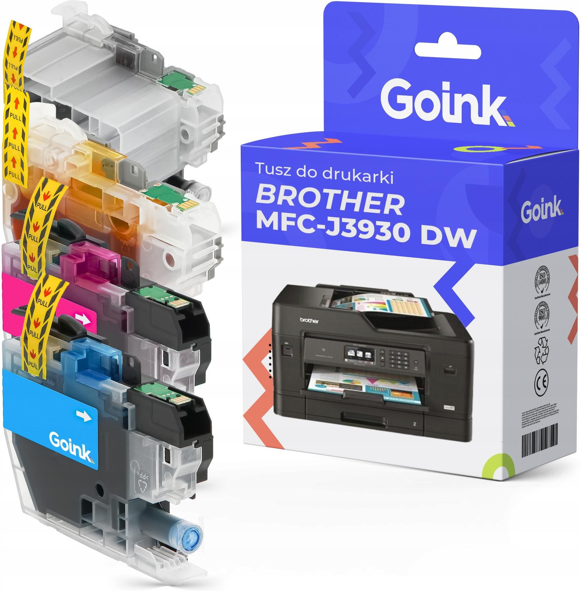 Tusz 4x Tusz do Brother MFC-J3930 Dw Cmyk LC3619 do drukarki - Opinie i ...