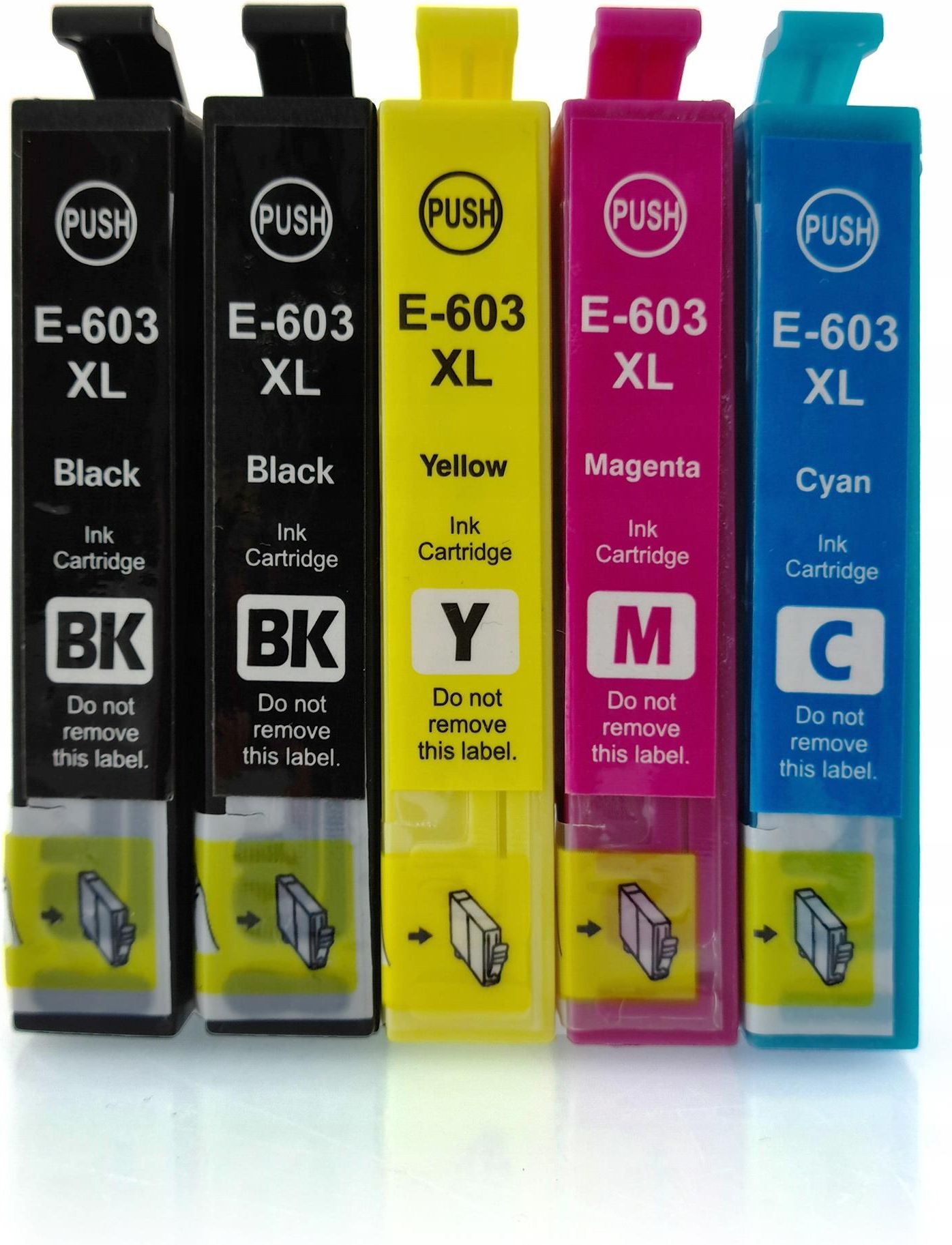 Tusz 5x Tusz do Epson 603 XL XP-3100 WF-2810DWF XP-2100 do drukarki ...