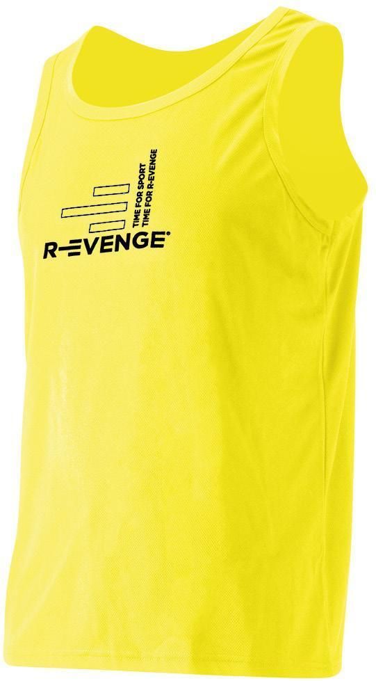R Evenge Unisex Bez Rękawów Tank Top Fitness Running Cardio Żółty ...
