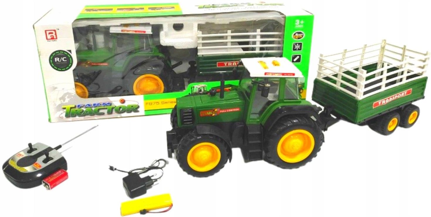 Ciuciubabka Gigant Traktor Zdalnie Sterowany Z Przyczepa 69Cm - Ceny i ...
