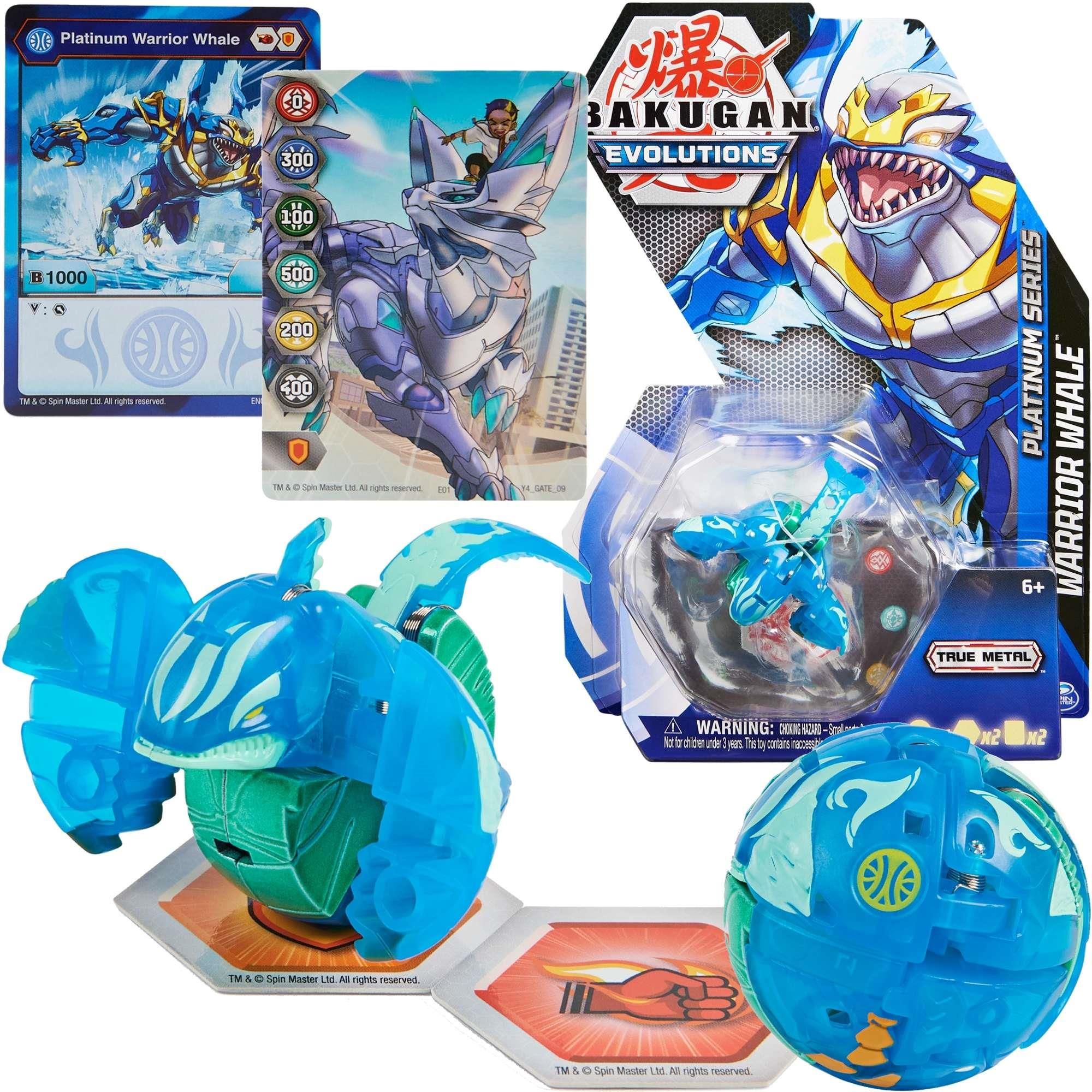 Spin Master Bakugan Evolutions Platinum Aquos Warrior Whale - Ceny i opinie - Ceneo.pl